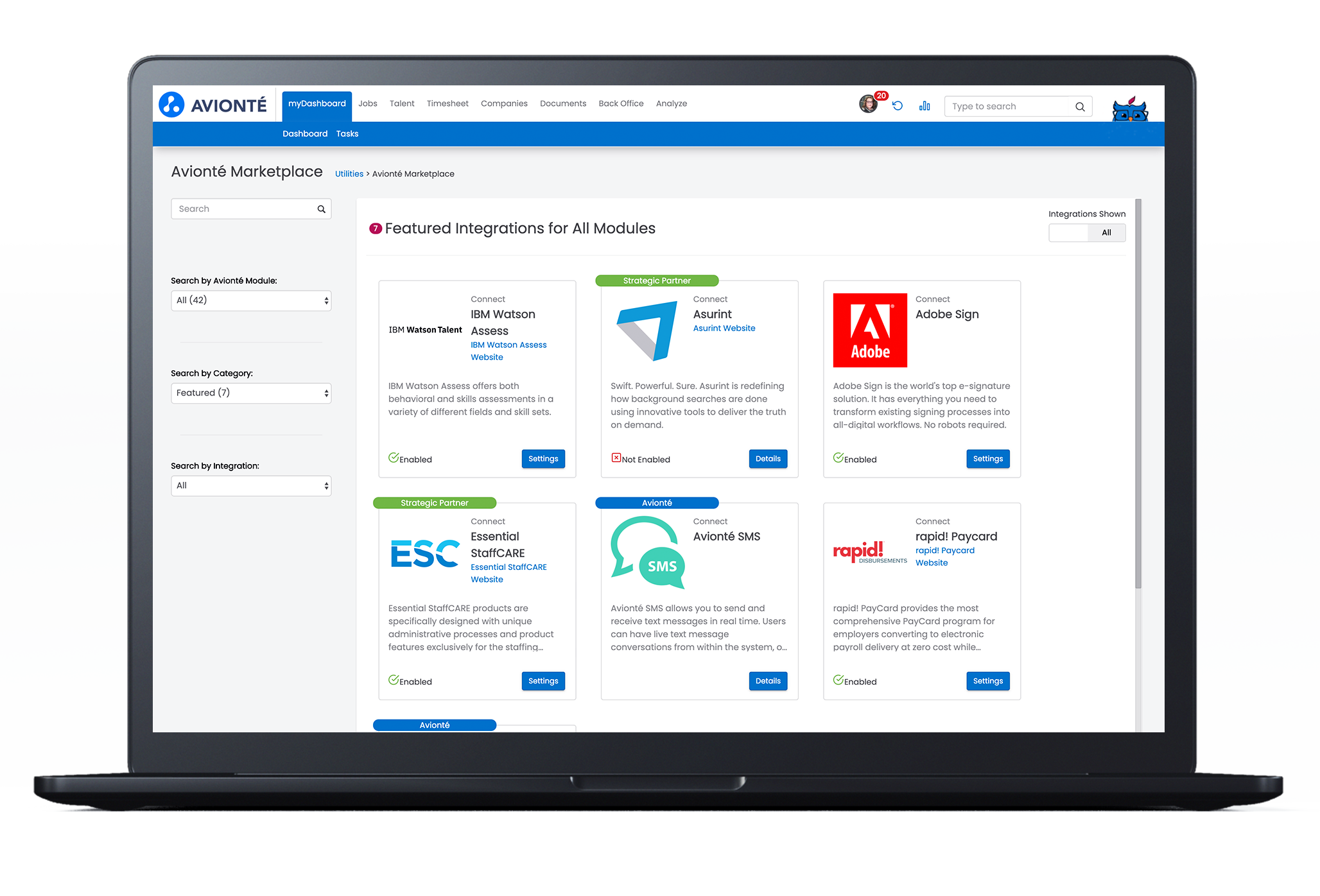 Clerical & Light Industrial - Staffing Technology Software | Avionté