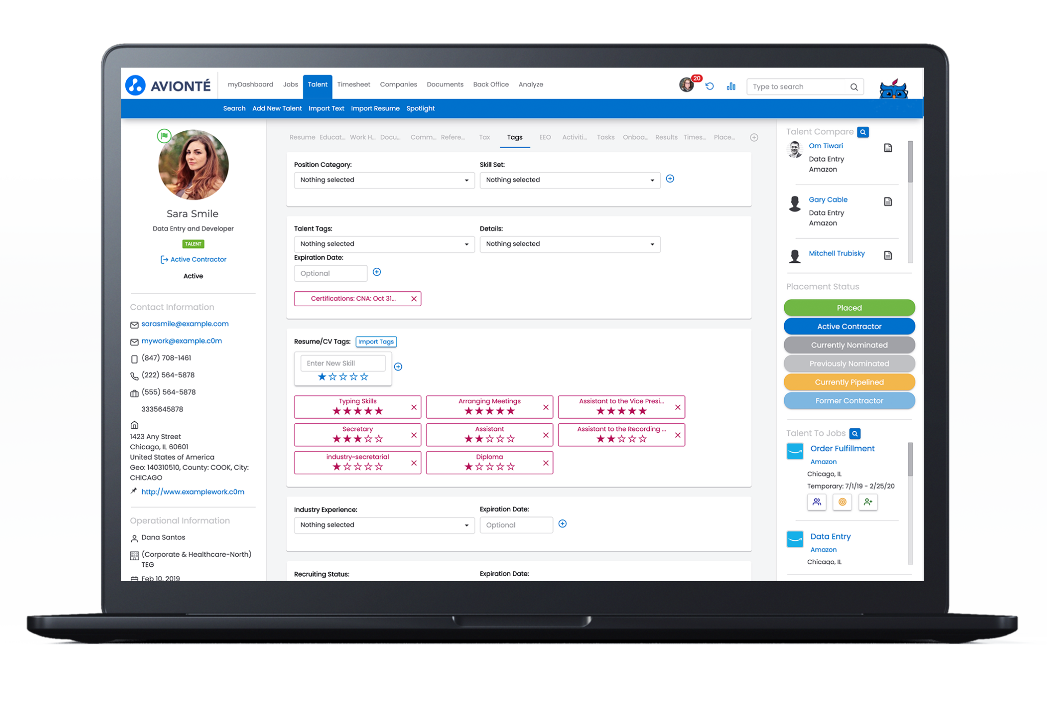 Clerical & Light Industrial - Staffing Technology Software | Avionté